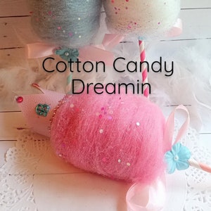 Princess Cotton Candy, Cotton Candy Party Decor and Favors, Fake Candy, Faux Cotton Candy ...