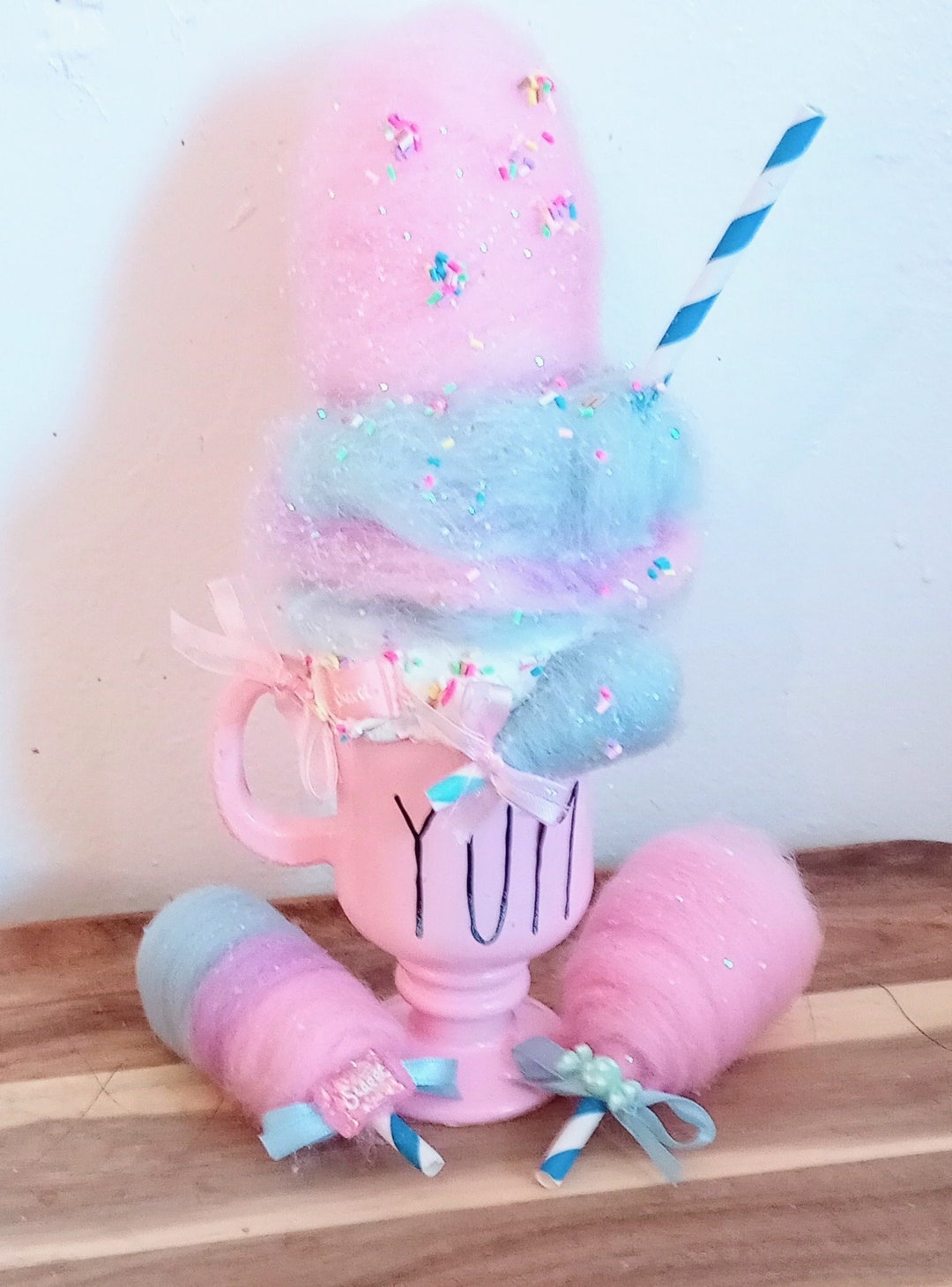 Fake Cotton Candy Drink, Cotton Candy Milkshake, Fake Milkshake, Fake ...