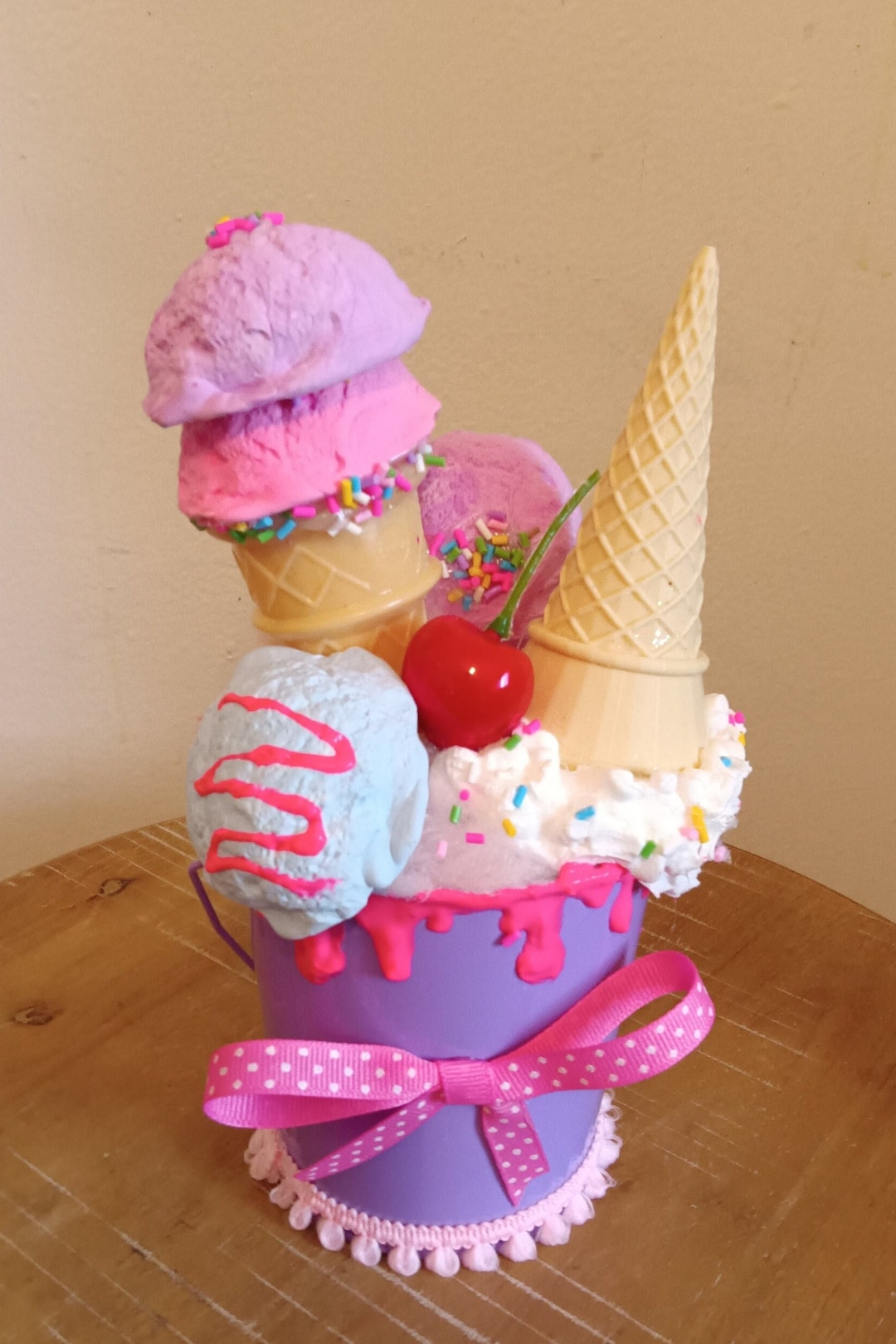 Ice Cream Decor/centerpiece, Candyland Decor, Ice Cream Party Accents ...