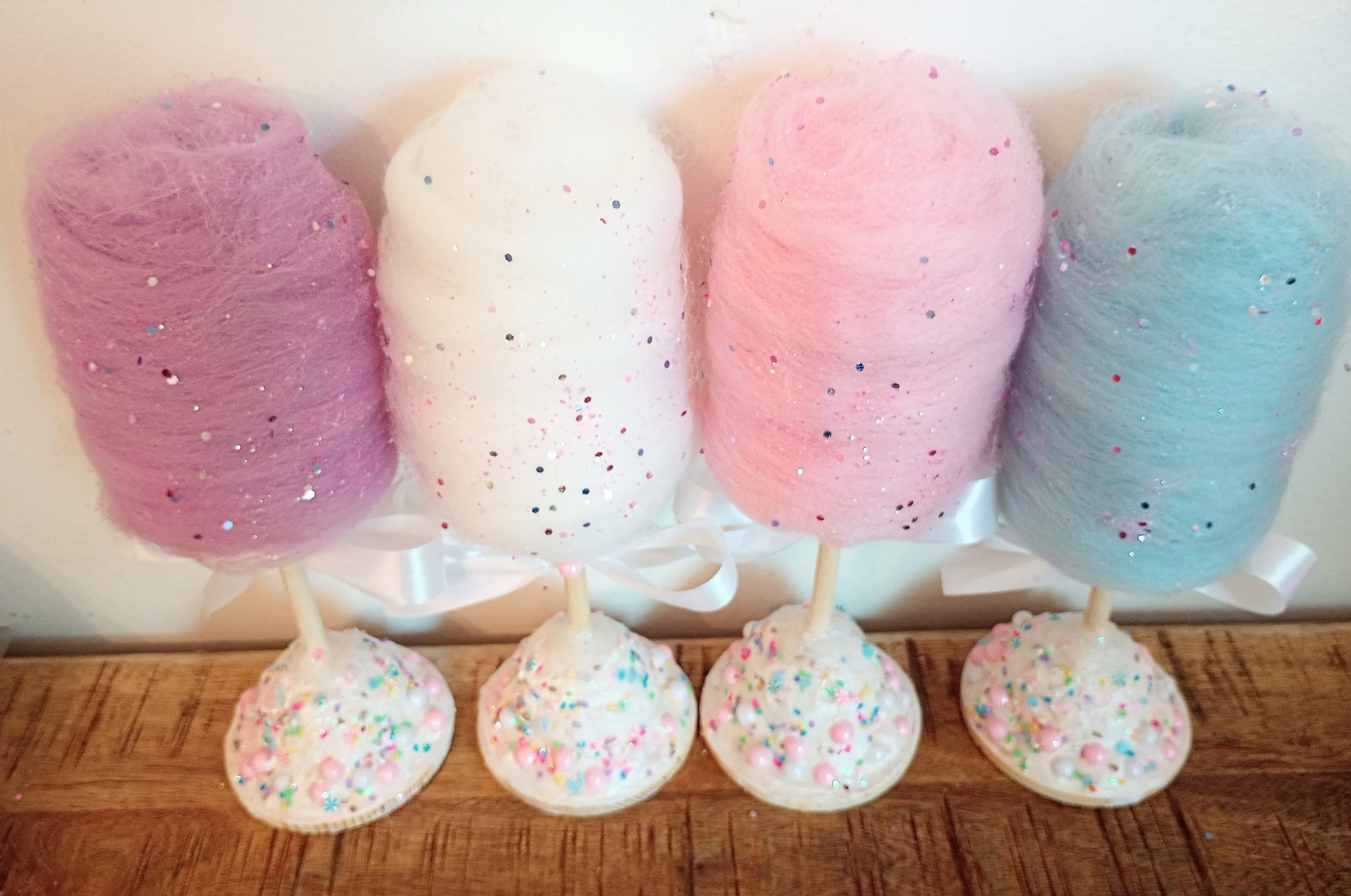 Fake Cotton Candy Decorations, Candyland Party, Candyland Party Props ...