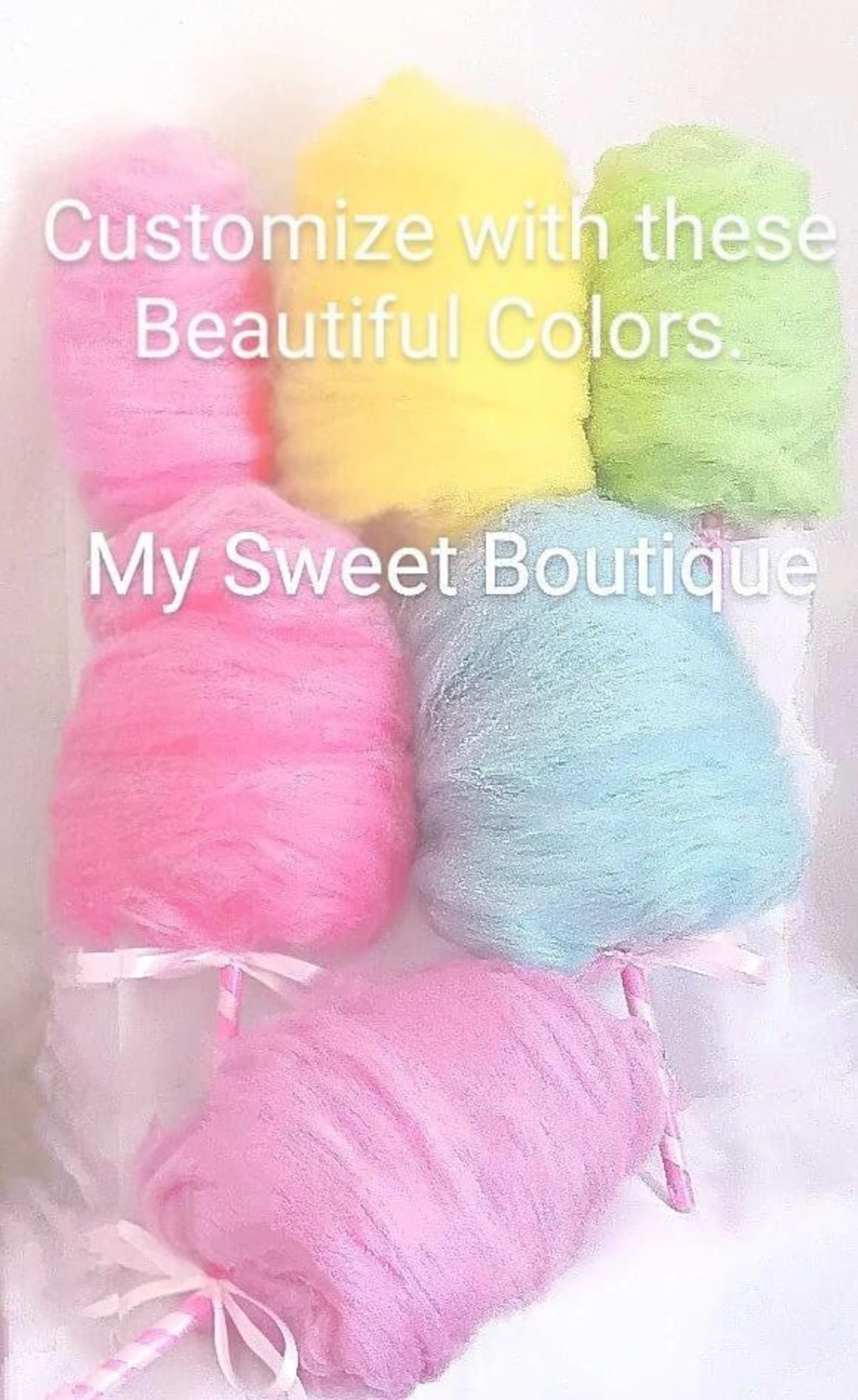 Realistic Fake Cotton Candy Props, Yarn Sugar Floss Decorations, Party ...