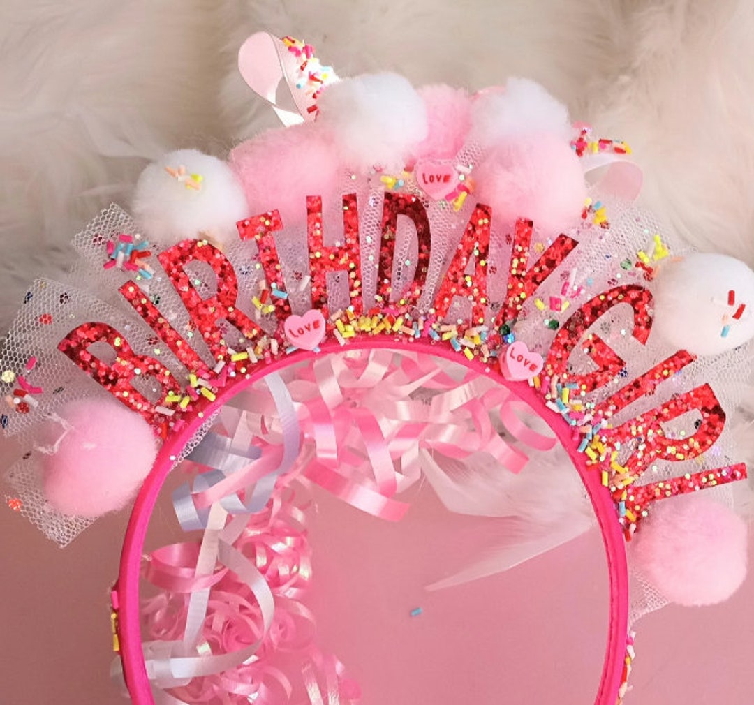 Birthday Girl Headband, Kids/adults Birthday Tiara, Happy Birthday ...
