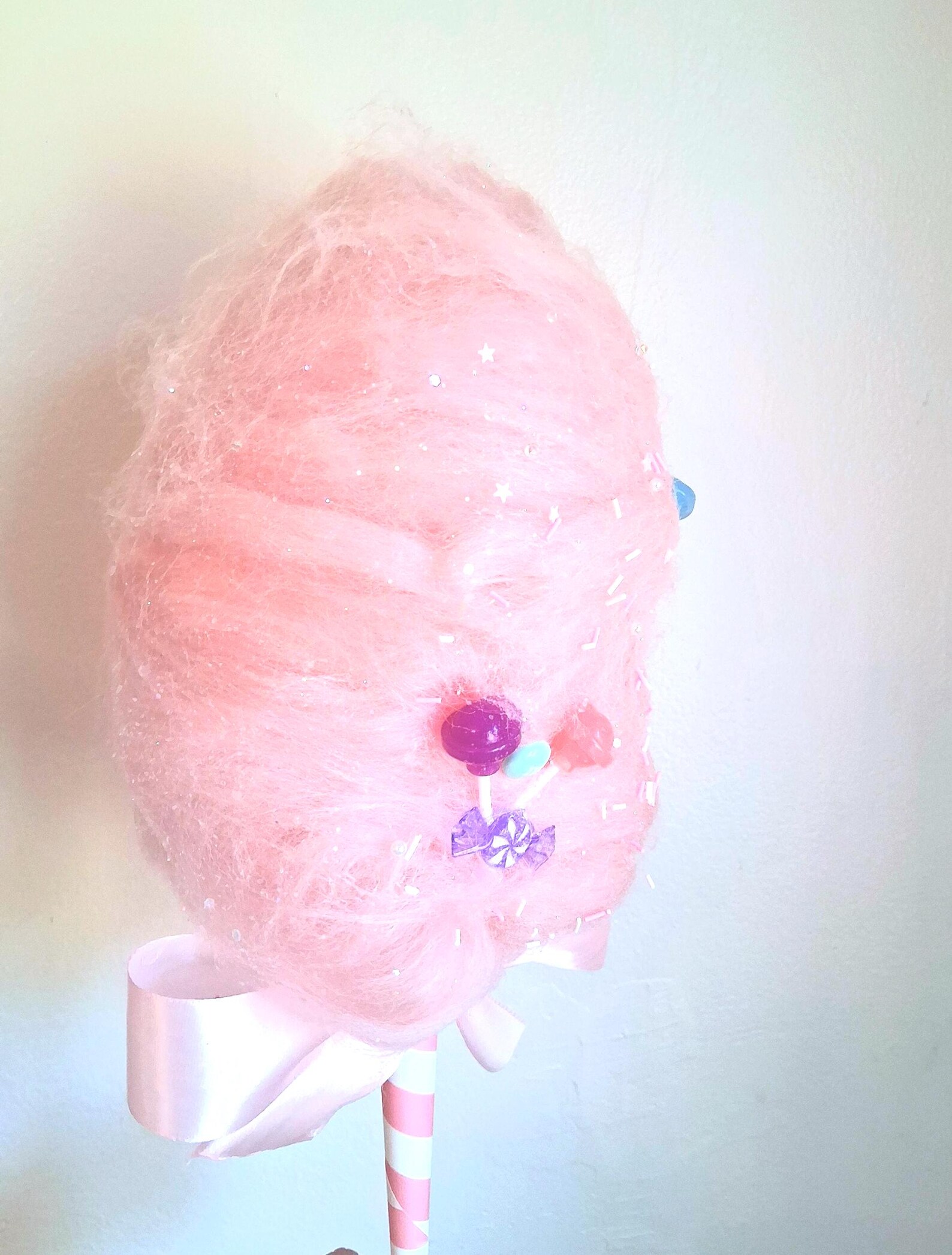 Faux Cotton Candy With Extra Sweets, Artificial Sugar Floss, Candyland ...