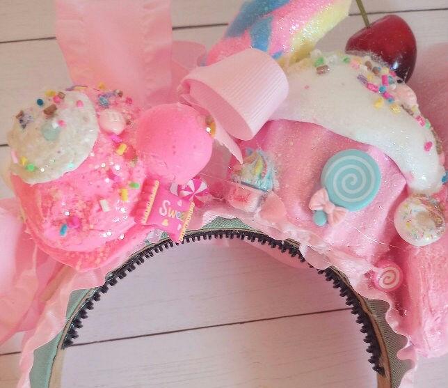 Ice Cream Headband, Cupcake Tiara, Candy/sweets Crown, Food Hairpiece ...