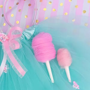 Cotton Candy Themed Christmas Skirt/headpiece, Adult/child Candyland ...