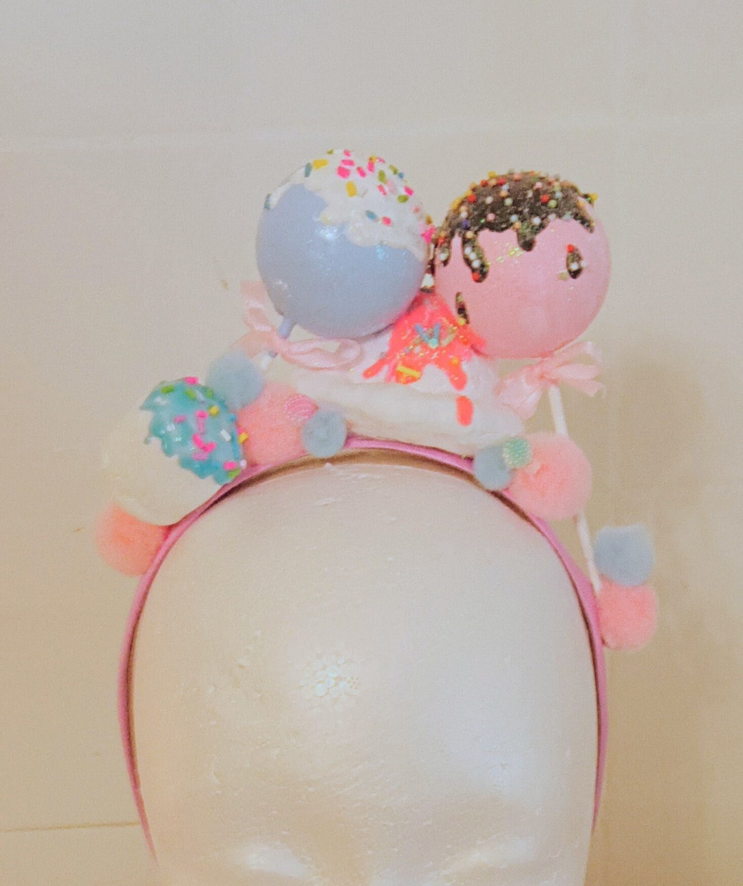 Sweets Headband, Ice Cream Tiara, Cake Pop Fascinator, Candy Themed ...