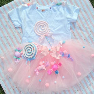 Candy Themed Outfit for Adults/girls, Candyland Skirt/dress, Lollipop ...