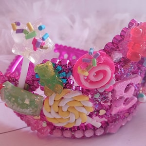 Candyland Tiara, Candy Crown, Candy Party Hair Accessories, Candyland ...