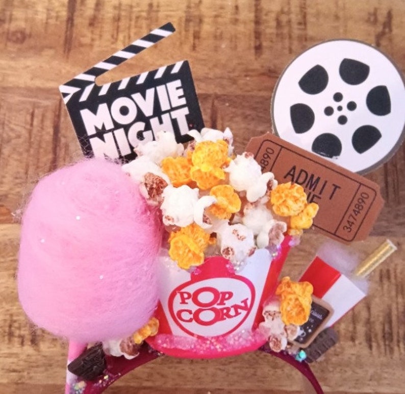 Popcorn Headband, Movies Themed Headpiece, Circus/carnival Tiara ...