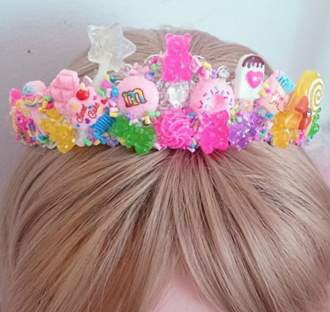 Candyland Tiara for Adults, Fake Candy Crown, Gift for the Candy Lover ...