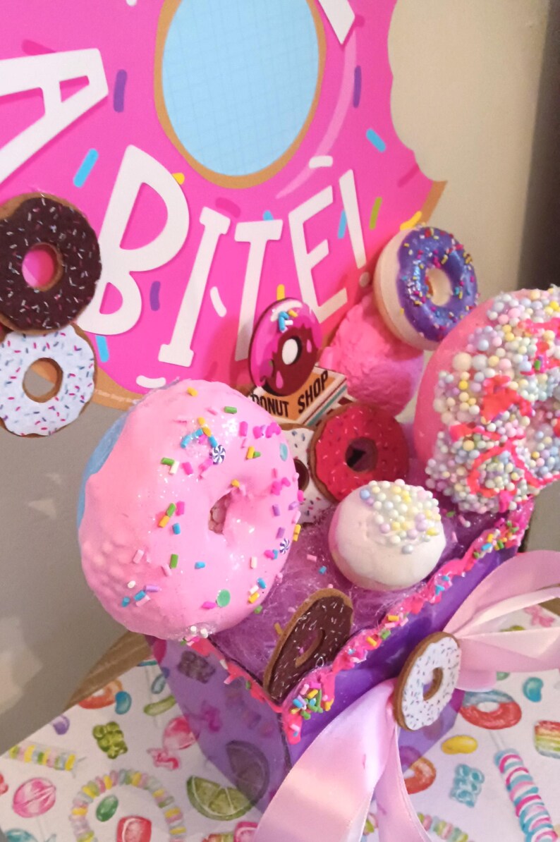 Donut Themed Centerpiece, Donut Party Decor,donut Party Decor, Sweets ...