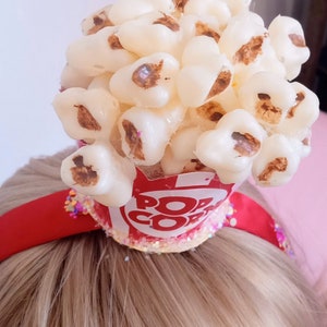 Popcorn Headband, Popcorn Tiara, Fake Food Hairpiece, Circus/carnival ...