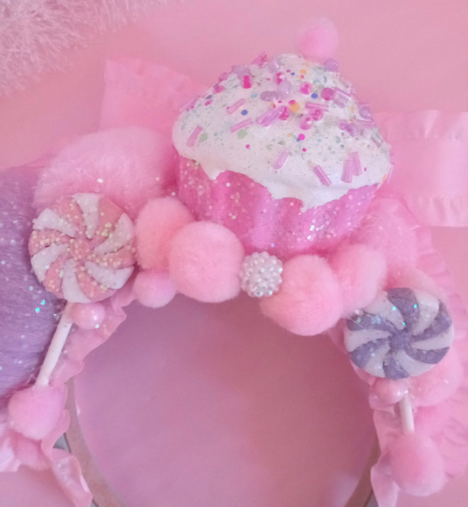 Candyland Headband, Candy Hairpiece, Fake Candy Tiara, Cupcake ...