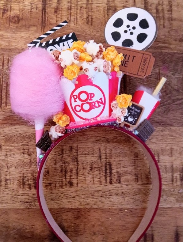 Popcorn Headband, Movies Themed Headpiece, Circus/carnival Tiara ...