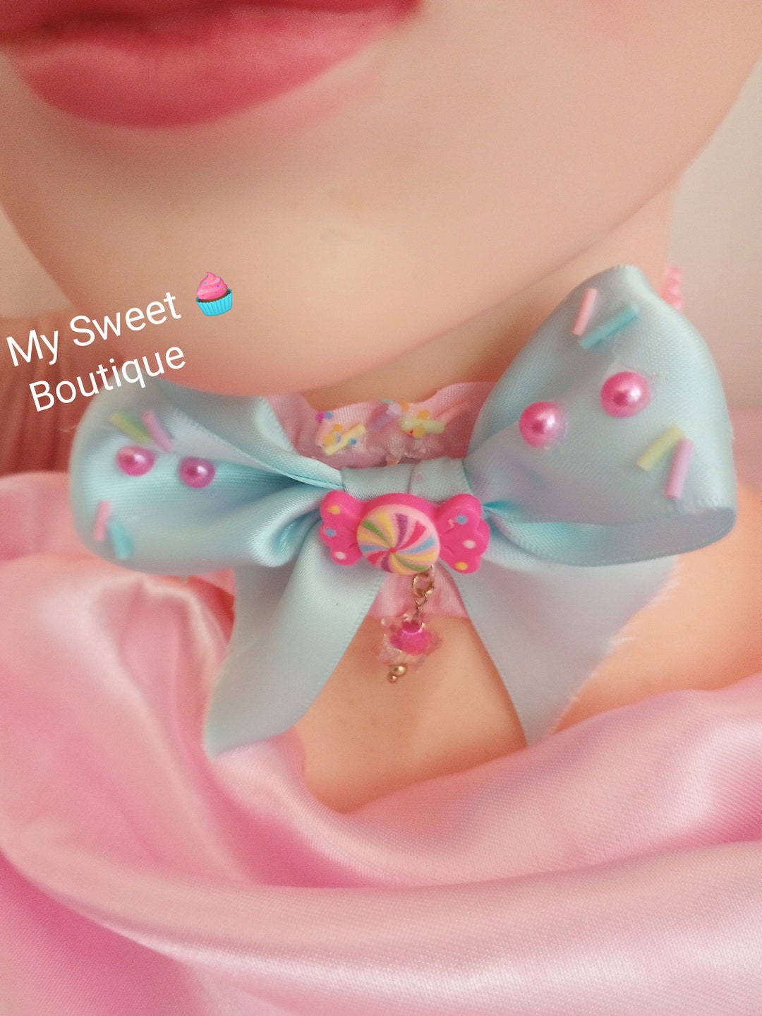 Candy Themed Choker for Ladies/girls Pastel Necklace/jewelry - Etsy