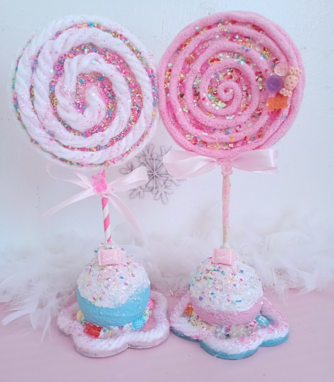 Fake Lollipop and Stand, Lollipop Prop, Candy Photo Props, Fake ...