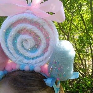 Lollipop Headband, Cotton Candy Tiara, Circus/carnival Fascinator/tiara ...