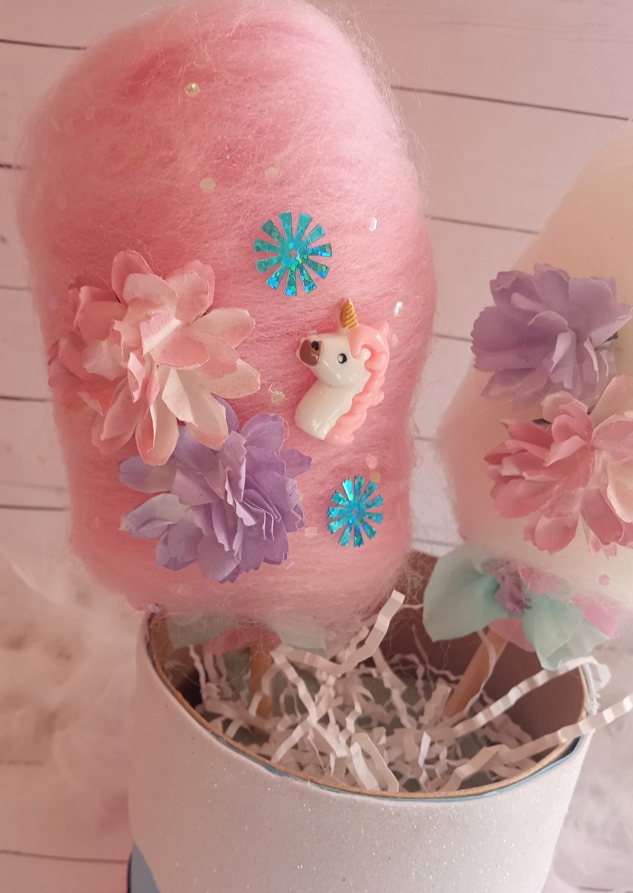 Fake Unicorn Themed Cotton Candy Cotton Candy Party Unicorn - Etsy