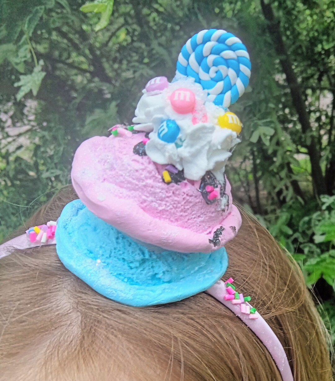 Ice Cream/lollipop Headband, Ice Cream Fascinator/tiara, Candy Themed ...