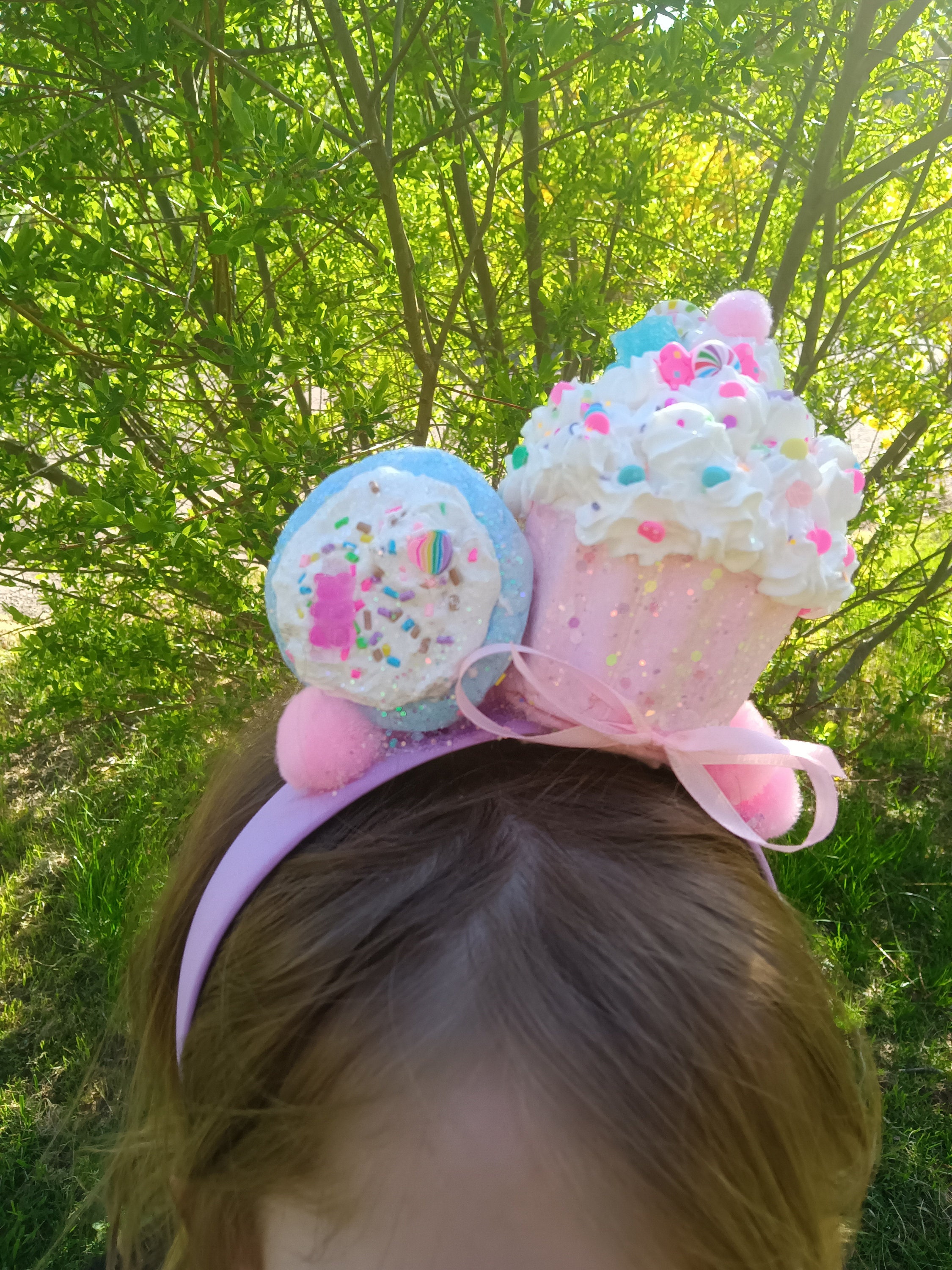 Cupcake/sugar Cookie Fascinator, Fake Food Headband, Sweets Tiara ...