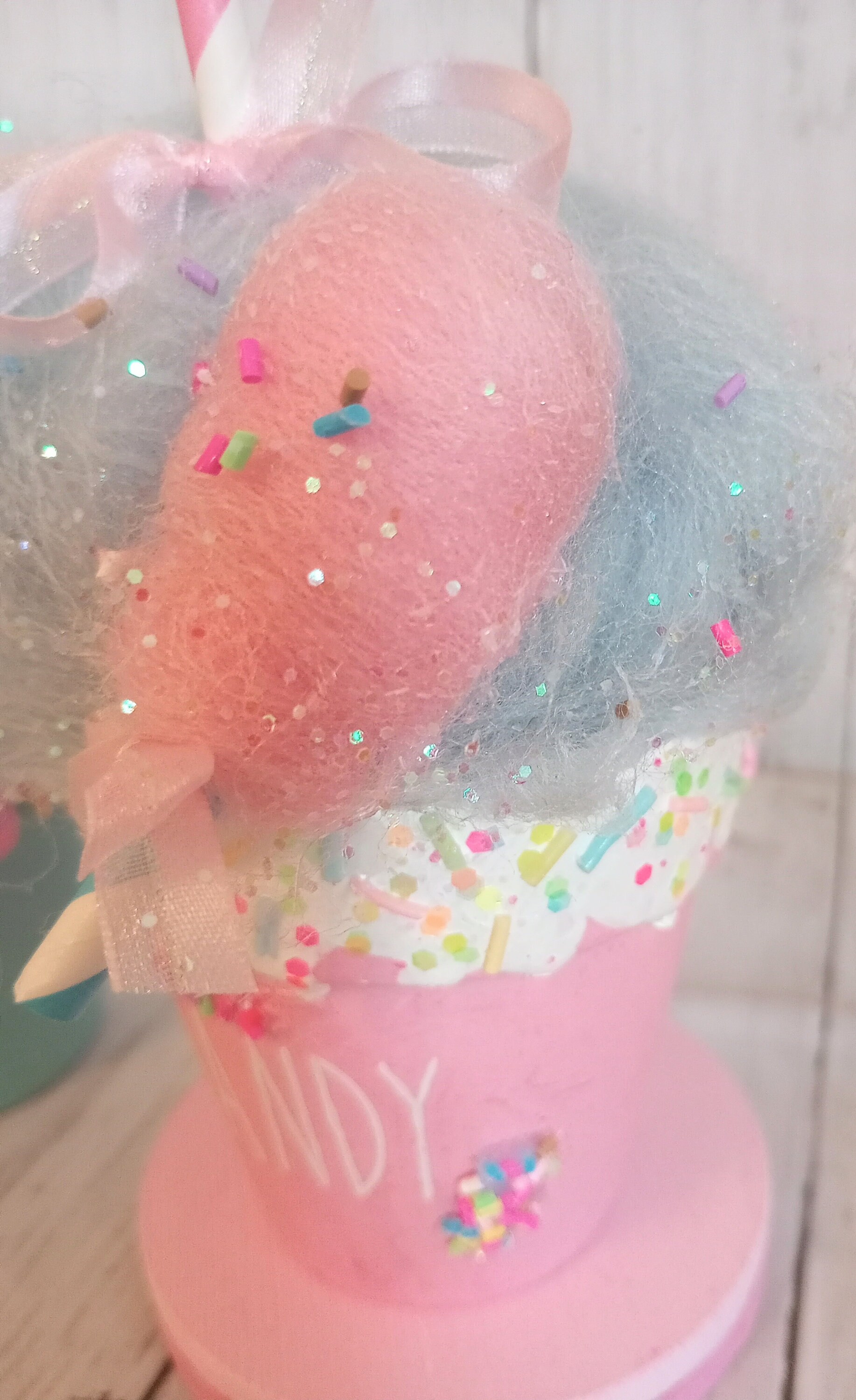 Cotton Candy Tier Tray Decor Cotton Candy Birthday Party - Etsy
