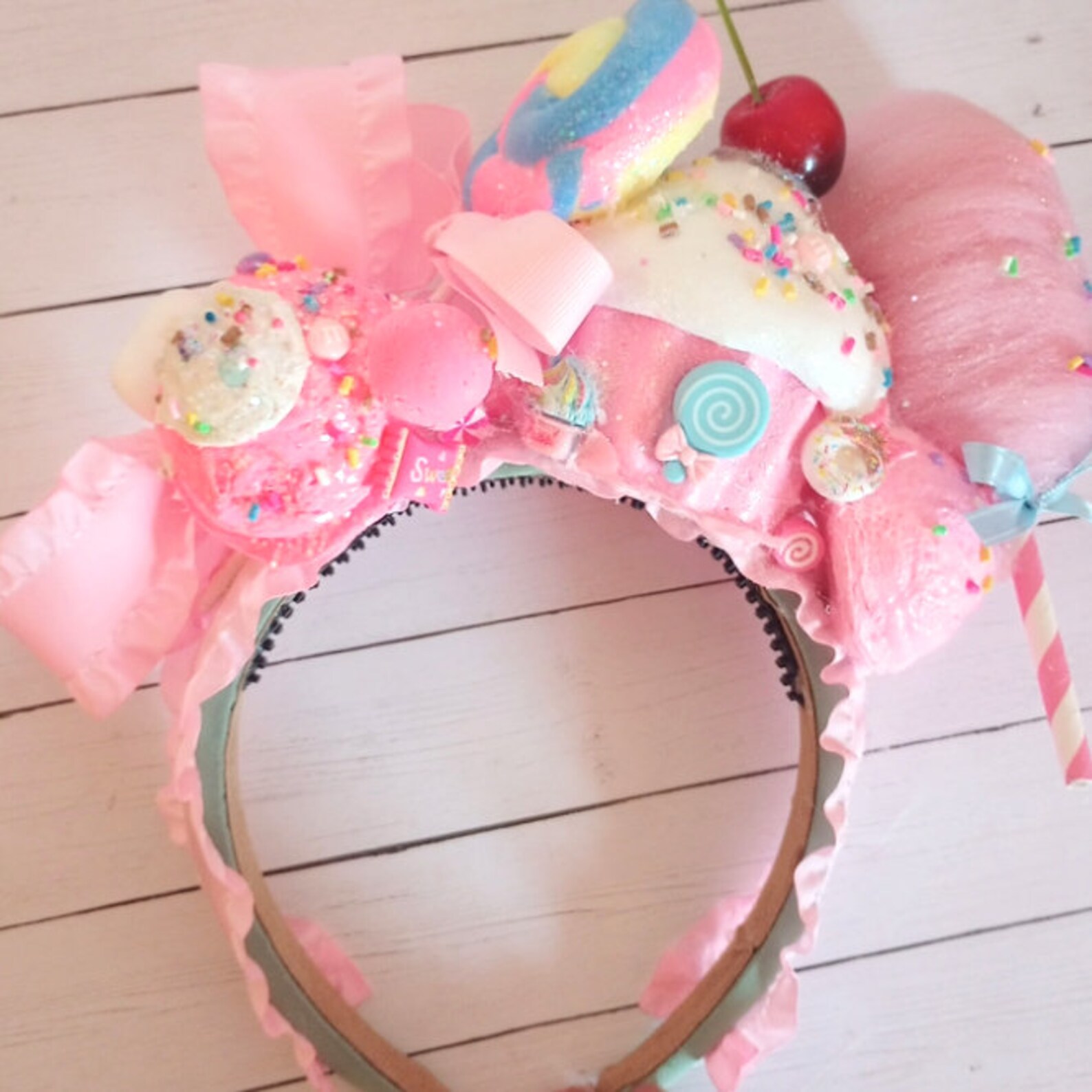 Ice Cream Headband, Cupcake Tiara, Candy/sweets Crown, Food Hairpiece ...