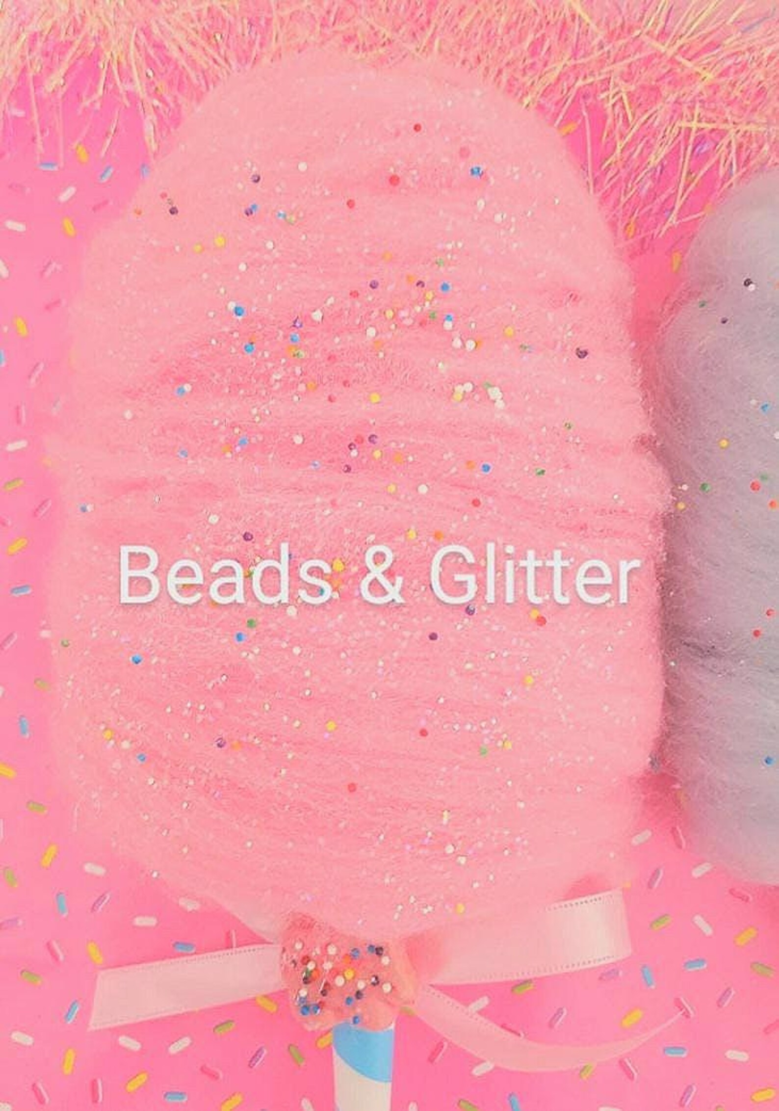 Fake Frosted Animal Cookie Cotton Candy, Fake Cotton Candy, Faux Sugar ...