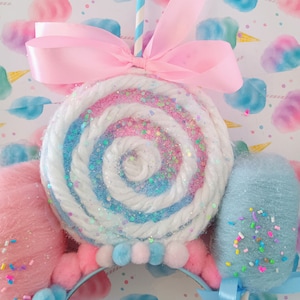 Lollipop Headband, Cotton Candy Tiara, Circus/carnival Fascinator/tiara ...