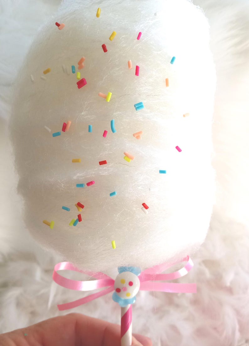 Fake Cotton Candy With Sprinkles, Candyland Decor, Candy Party Decor ...