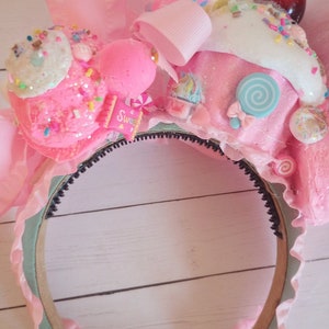 Ice Cream Headband, Cupcake Tiara, Candy/sweets Crown, Food Hairpiece ...