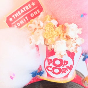 Carnival/circus Themed Headband, Popcorn Hairpiece, Cotton Candy Tiara ...