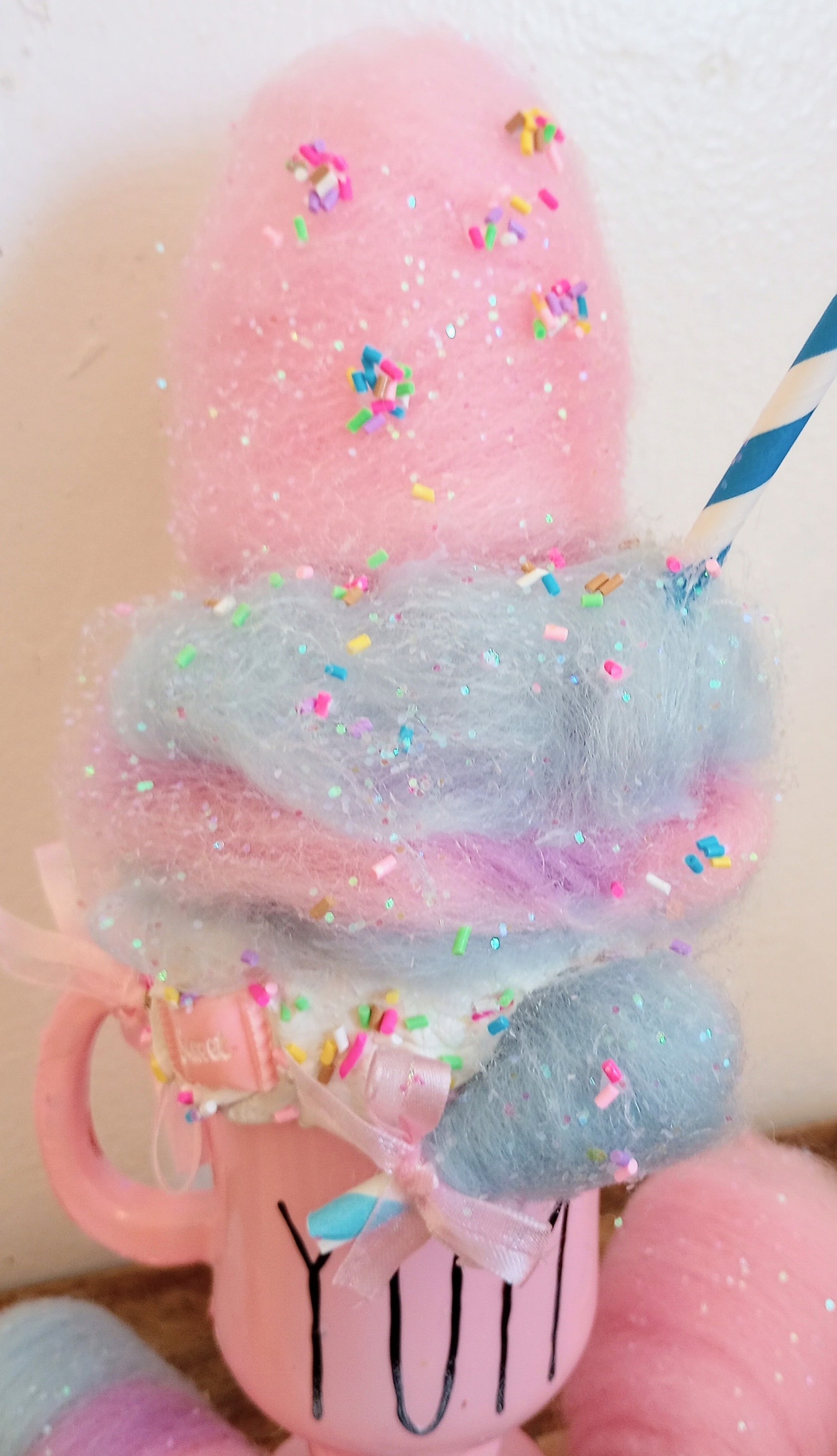 Fake Cotton Candy Drink, Cotton Candy Milkshake, Fake Milkshake, Fake ...