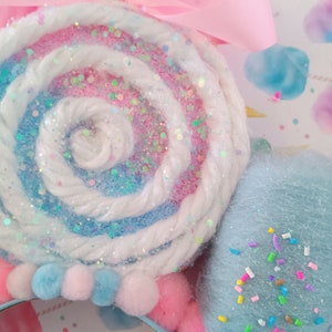 Lollipop Headband, Cotton Candy Tiara, Circus/carnival Fascinator/tiara ...