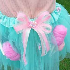 Cotton Candy Themed Christmas Skirt/headpiece, Adult/child Candyland ...