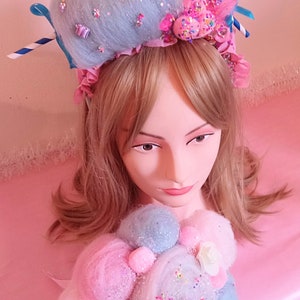 Cotton Candy Headband for Adult/child, Cotton Candy Headpiece, Candy ...