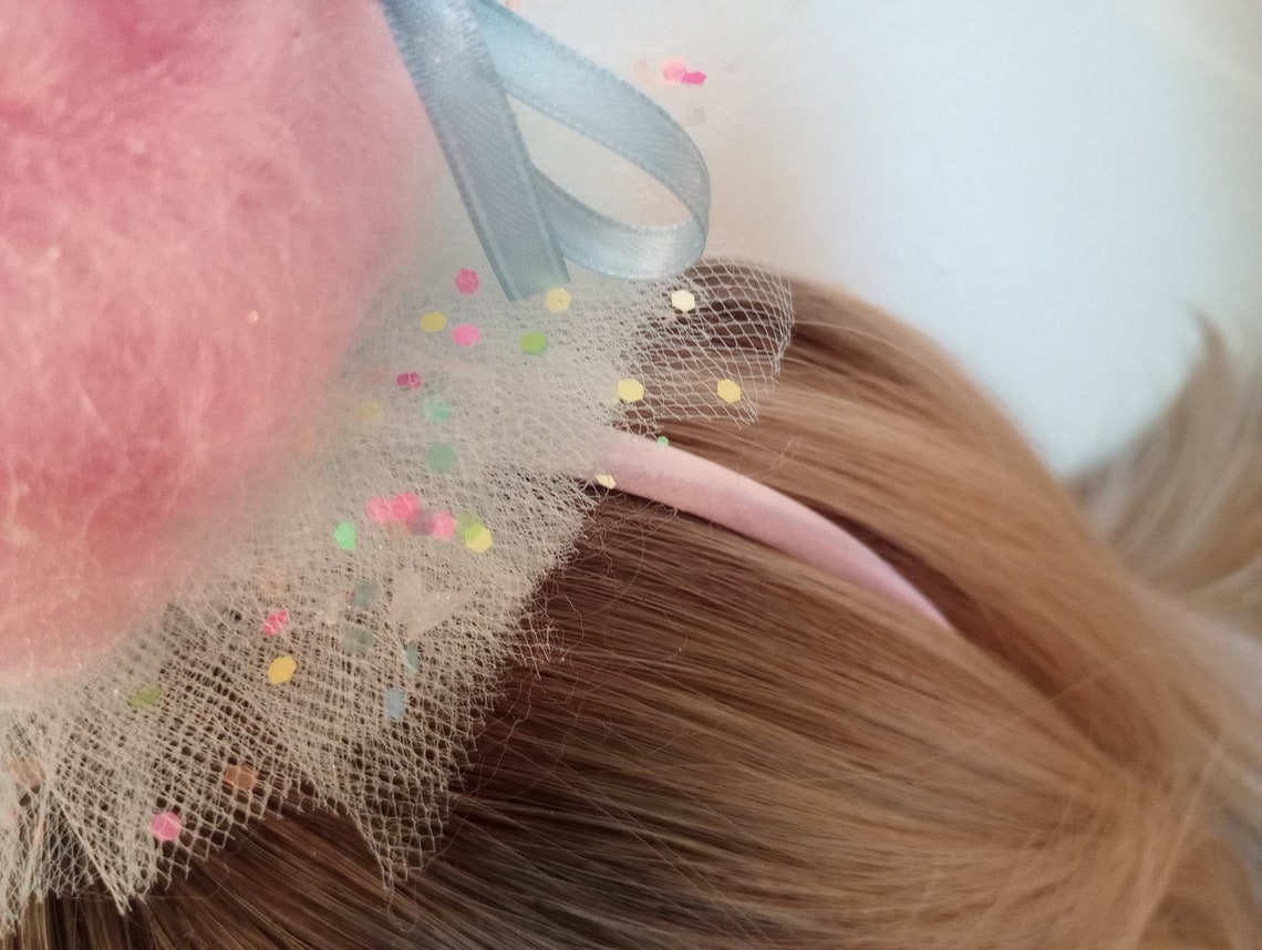 Cotton Candy Headband Fake Food Hairpiece Candy Tiara - Etsy