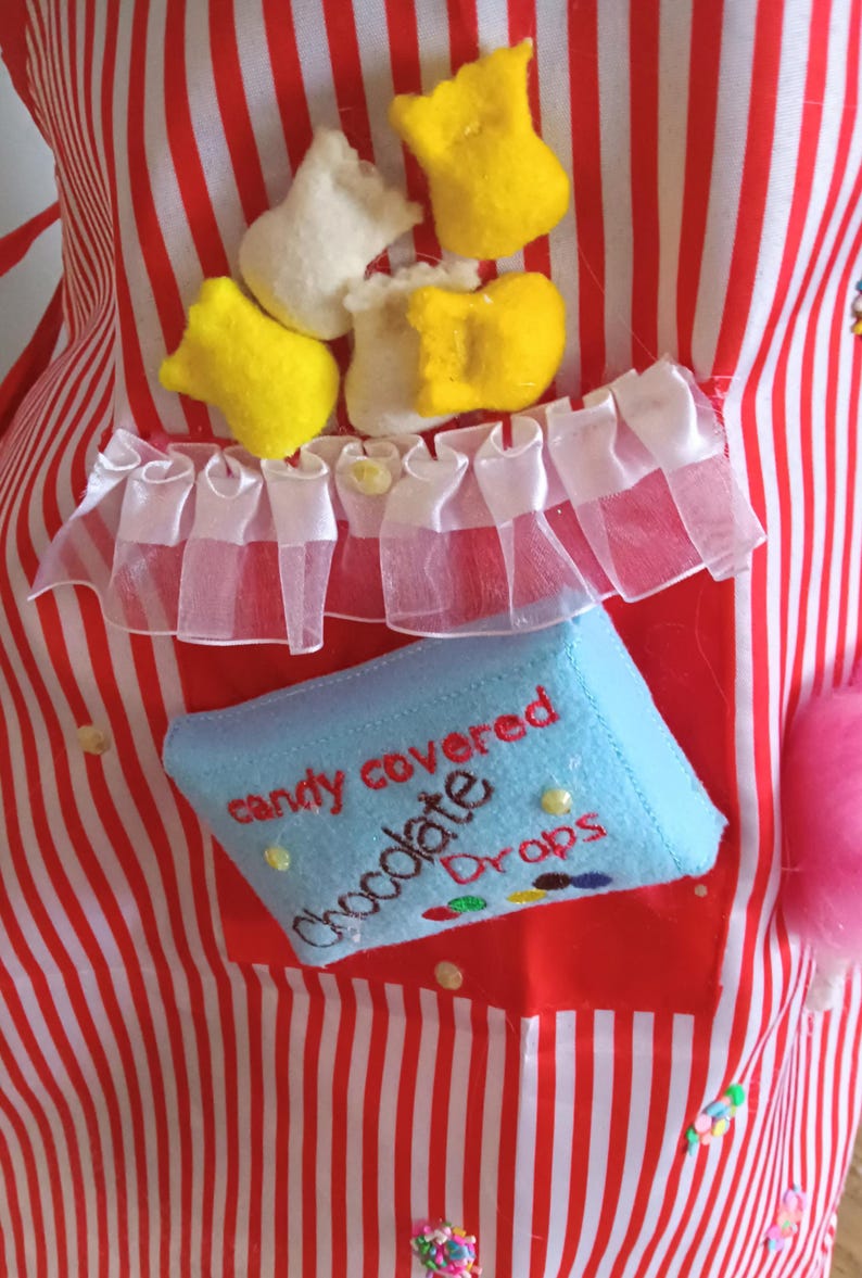 Popcorn Outfit/apron, Popcorn Headband, Carnival/circus Themed Costume ...