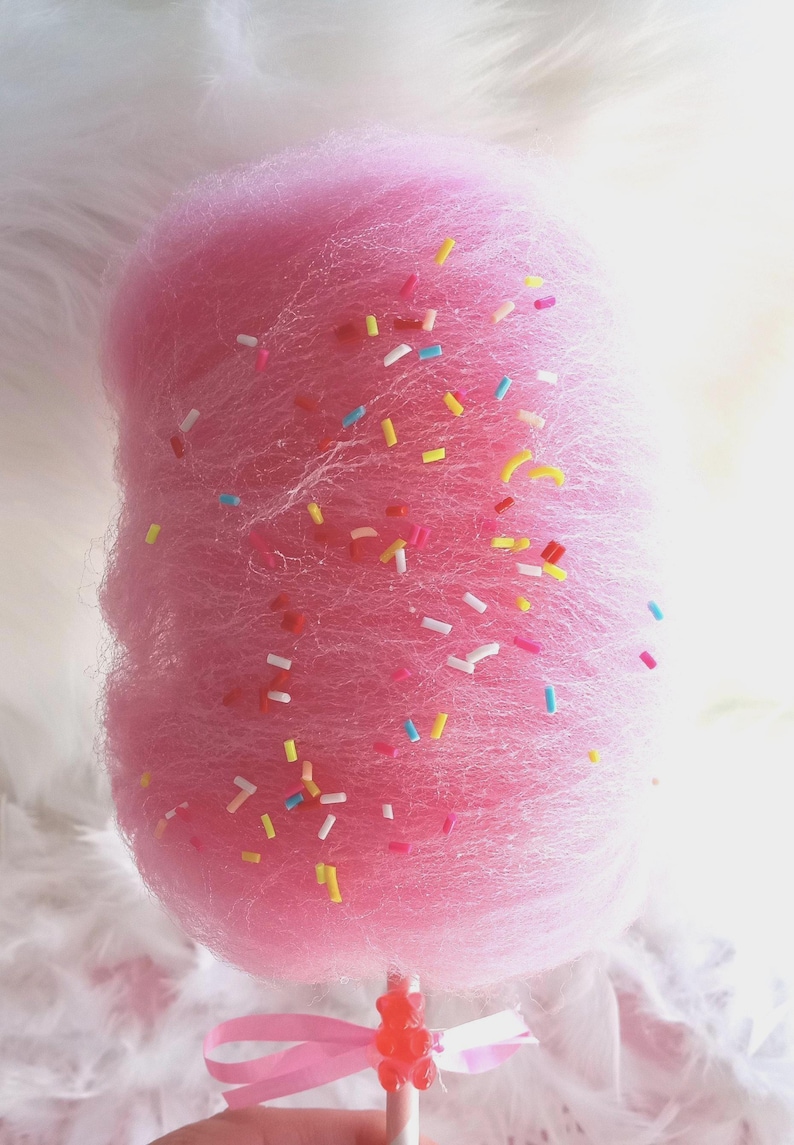 Fake Cotton Candy With Sprinkles, Candyland Decor, Candy Party Decor ...