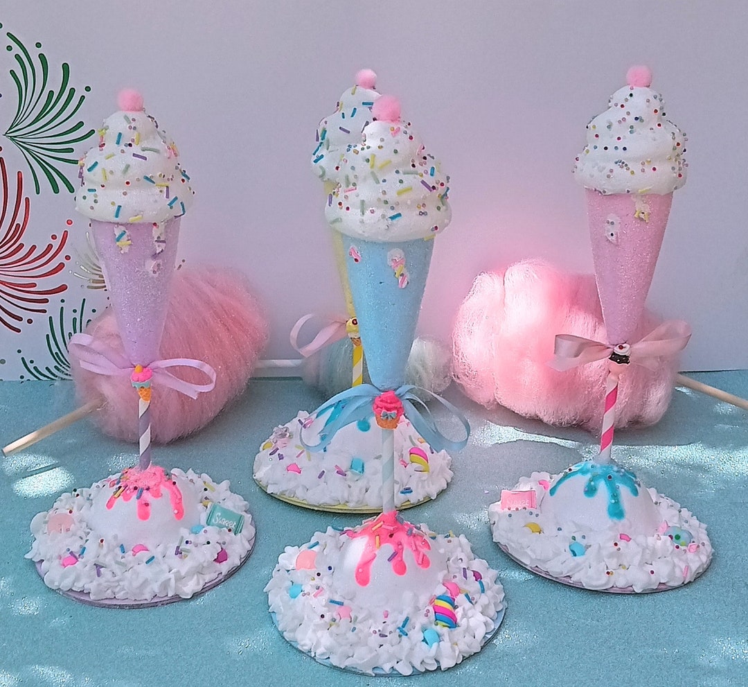 Ice Cream Stand Decor, Party Centerpieces, Event Decorations, Ice Cream ...