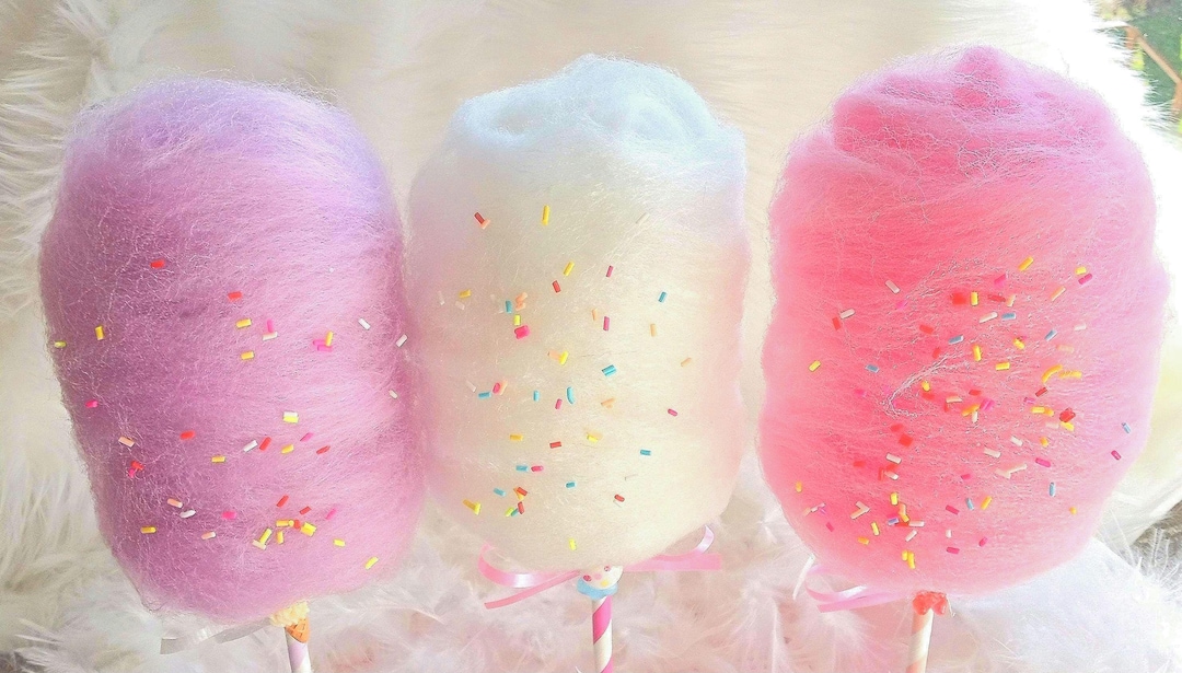 Fake Cotton Candy With Sprinkles, Candyland Decor, Candy Party Decor ...
