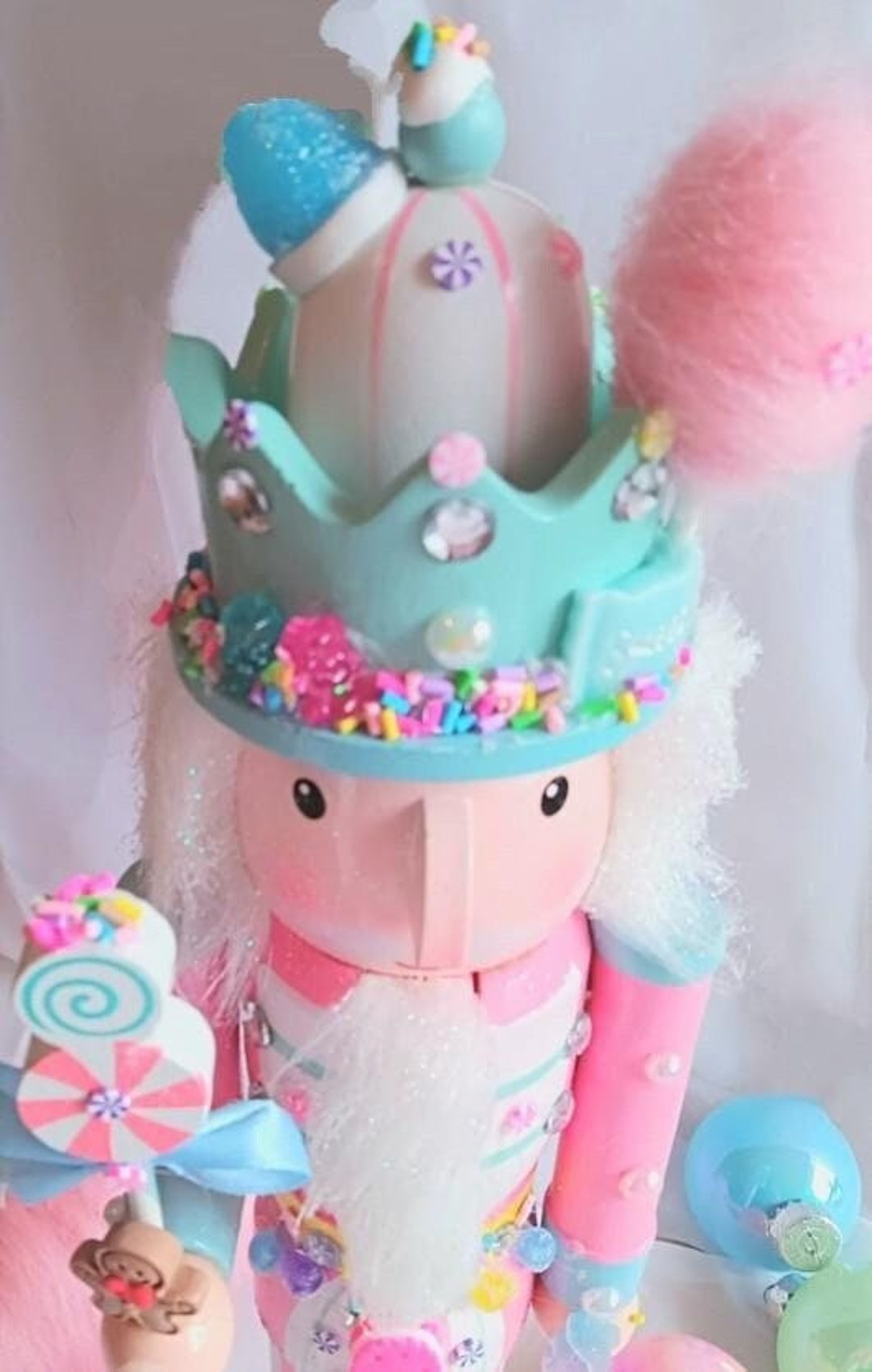Candy Themed Nutcracker, Candyland Christmas Decor, Nutcracker ...