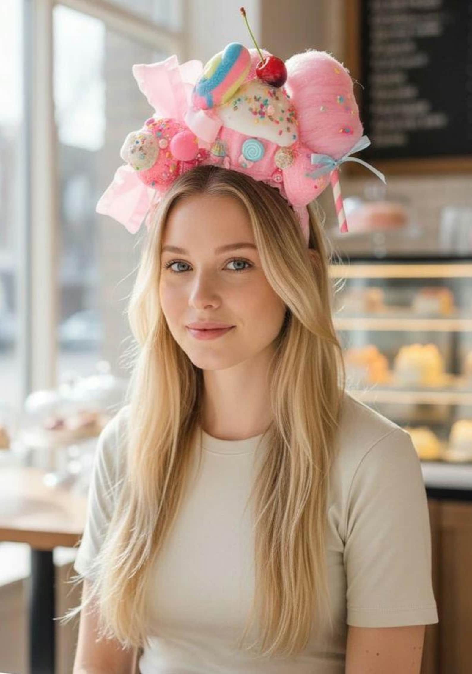 Ice Cream Headband, Cupcake Tiara, Candy/sweets Crown, Food Hairpiece ...