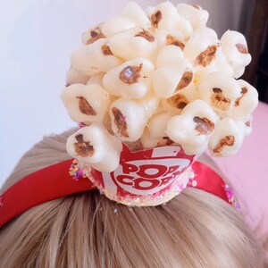 Popcorn Headband, Popcorn Tiara, Fake Food Hairpiece, Circus/carnival ...