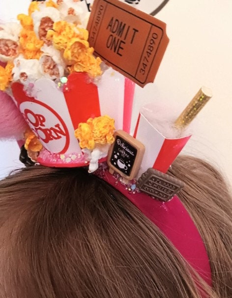 Popcorn Headband, Movies Themed Headpiece, Circus/carnival Tiara ...