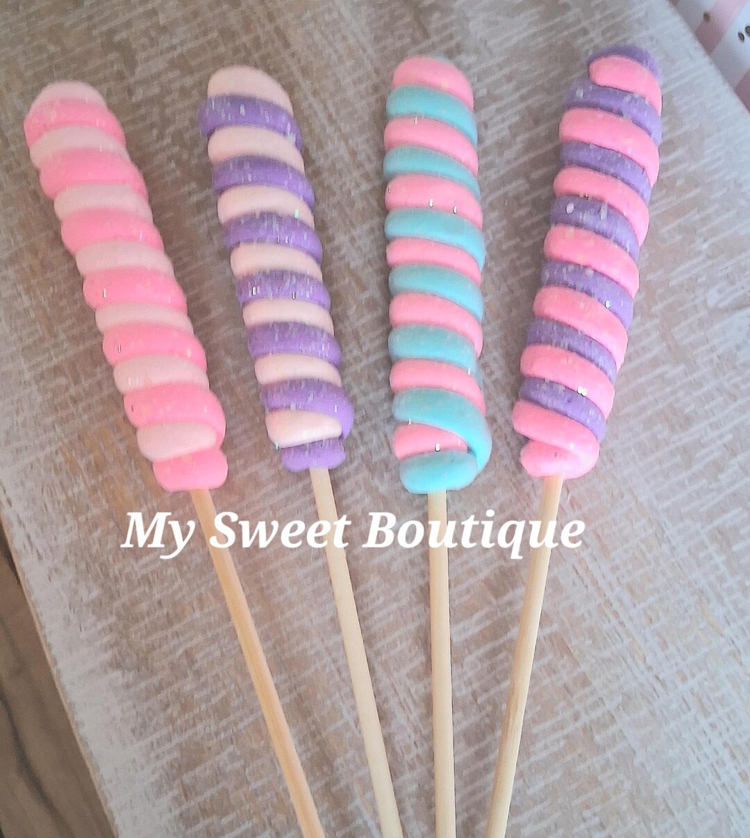 Fake Spiral Lollipops, Candyland Props/decor, Candy Party Decorations ...