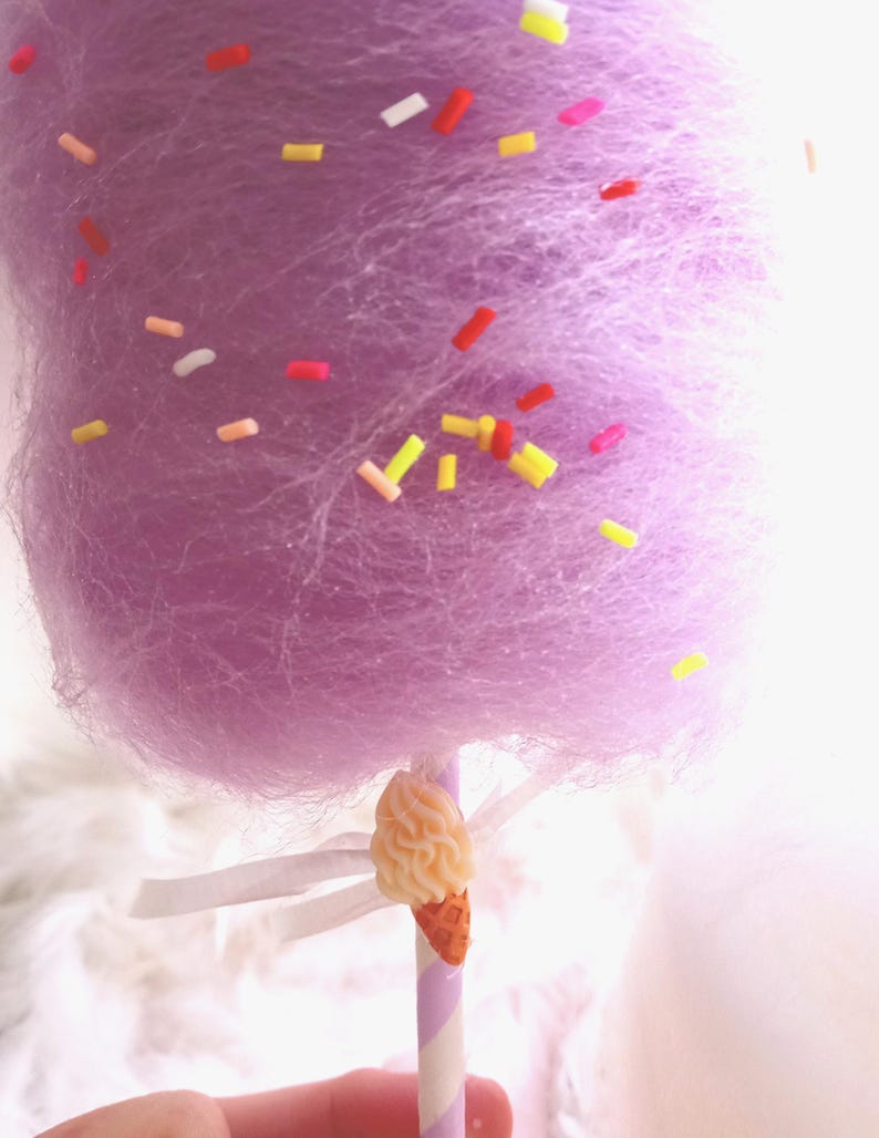 Fake Cotton Candy With Sprinkles, Candyland Decor, Candy Party Decor ...