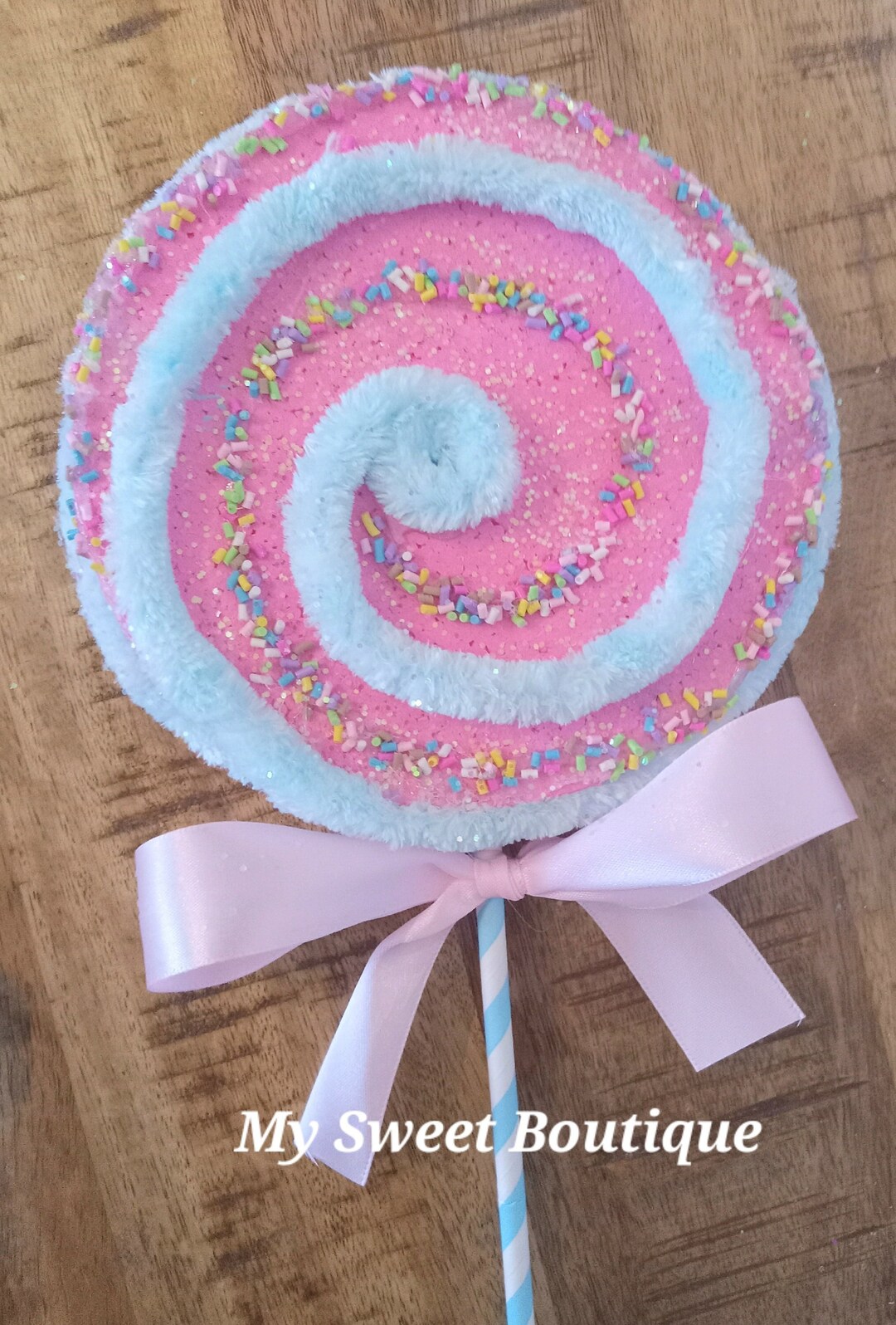 Fake Lollipop, Candy Party Photo Props, Candyland Decor, Faux Large ...