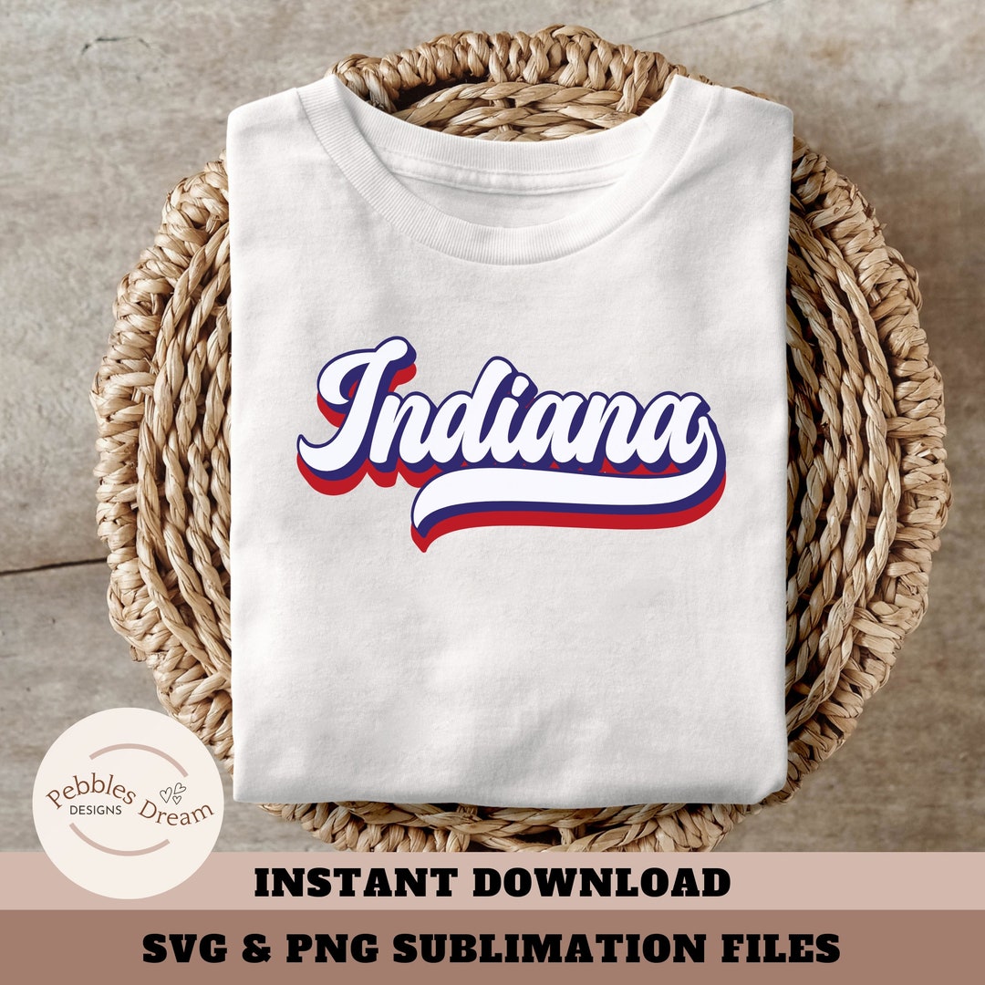 Indiana SVG, Indiana PNG, Patriotic Indiana SVG, Indiana State Clip Art ...
