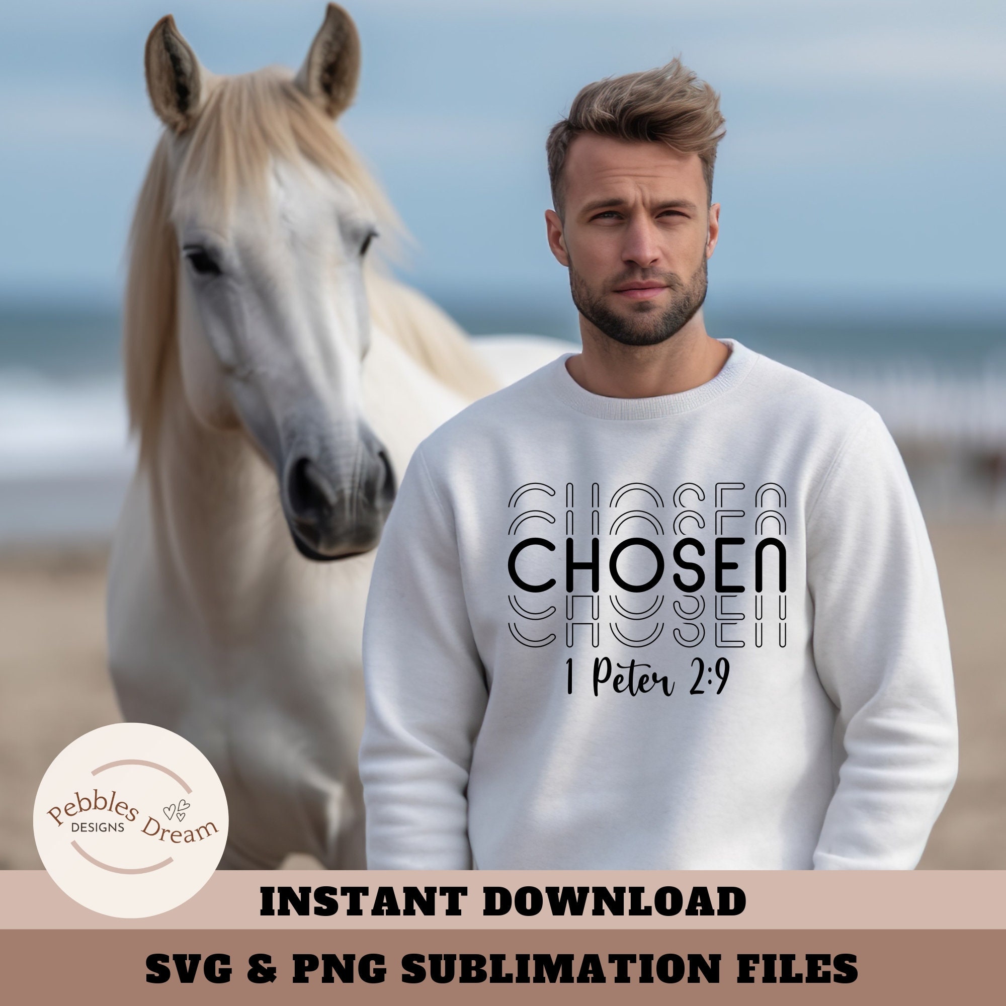 Chosen Svg Png, Christian Svg Png, Religious Png Svg, Bible Verse Png ...