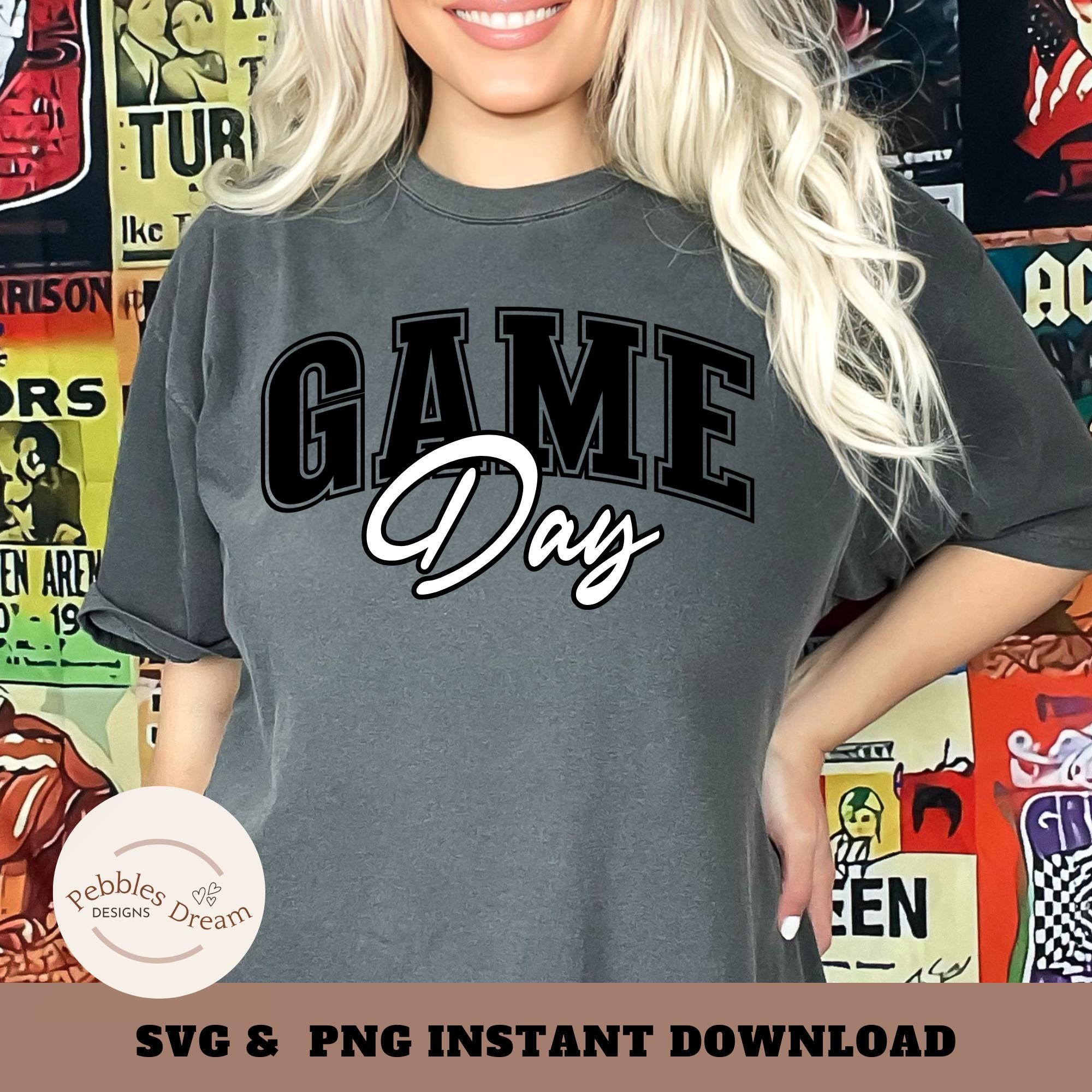 Game Day Varsity Svg Png, Game Day Svg Png, Game Day Varsity Letters ...